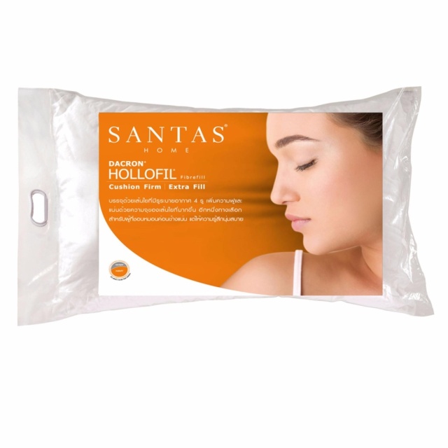 รีวิว SANTAS หมอนหนุน - รุ่น DACRON® HOLLOFIL - CUSHION FIRM EXTRA FILL