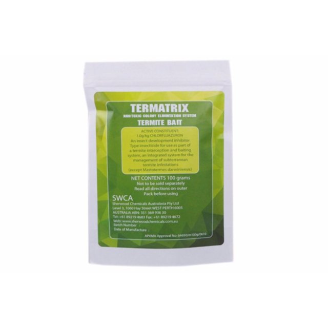 โปรโมชั่นพิเศษ เหยื่อกำจัดปลวก กำจัดปลวก เหยื่อปลวก ปลวก TERMATRIX 100 กรัม +คู่มือ