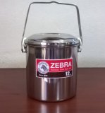 Zebra หม้อหิ้ว Auto lock พร้อมชั้นแยกภายใน 12 ซม. | Lazada.co.th