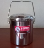 Zebra หม้อหิ้ว Auto lock พร้อมชั้นแยกภายใน 14 ซม. | Lazada.co.th