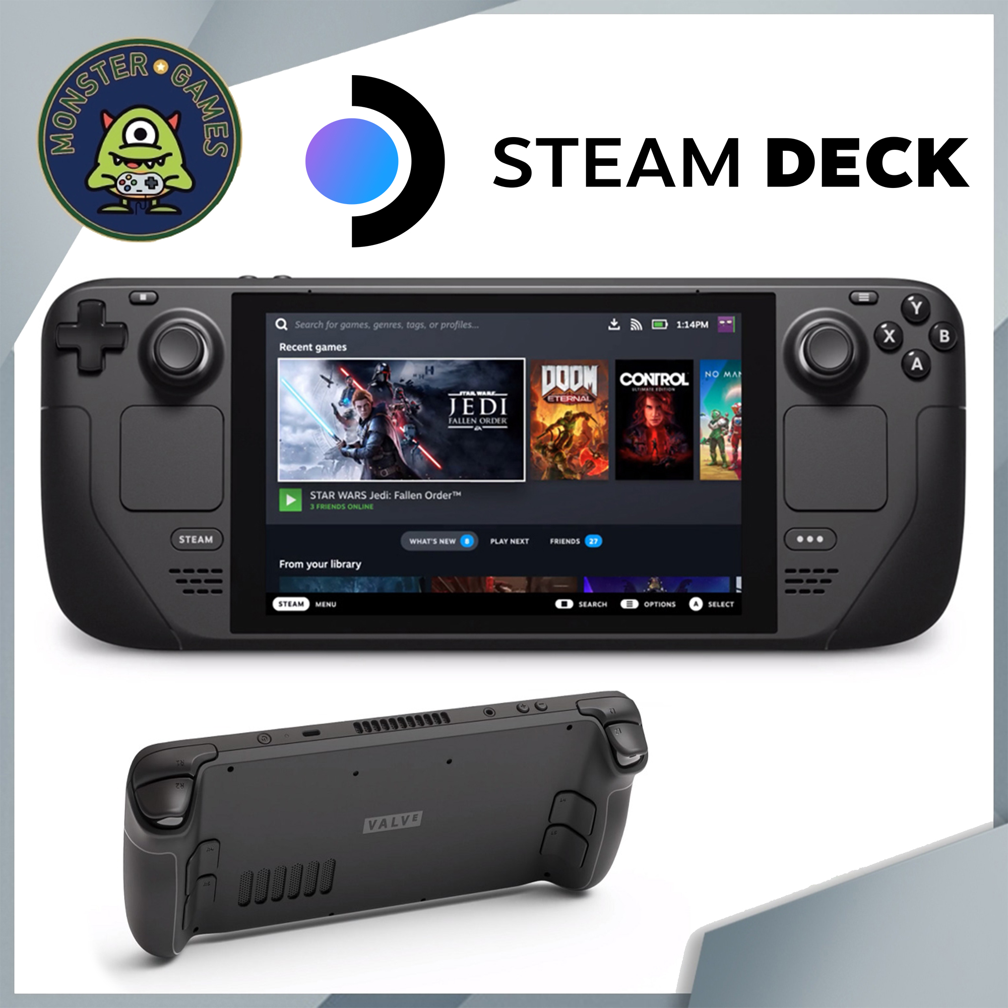 In Stock!! พร้อมส่ง!! Steam Deck Console 64GB 256GB 512GB 1TB (เครื่อง Steam Deck)(Steam Deck ...