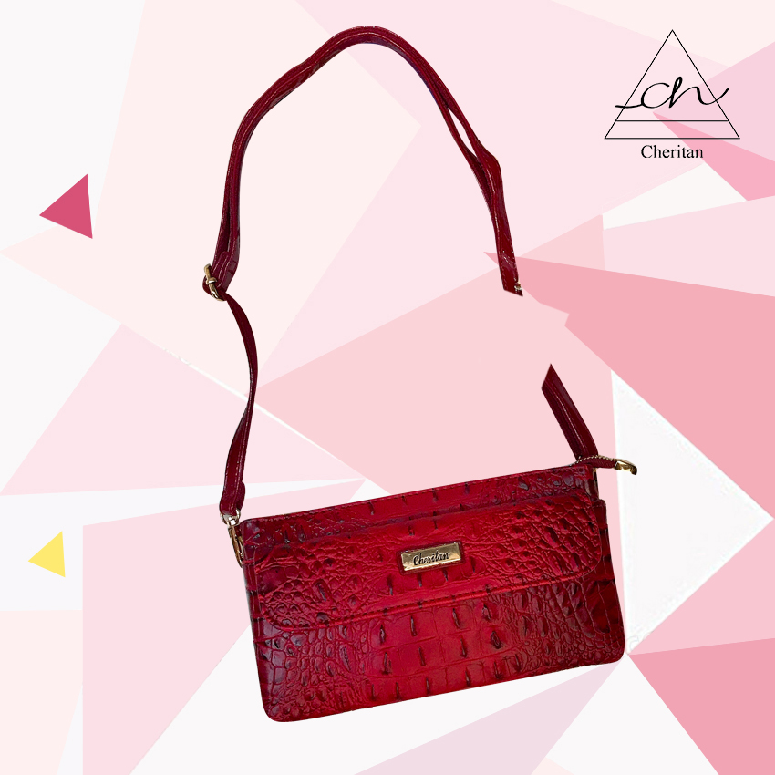 Cheritan กระเป๋าสะพายข้างซิปใบเล็ก รุ่นE7 กระเป๋าสะพาย กระเป๋าแม่ลูก เช ...