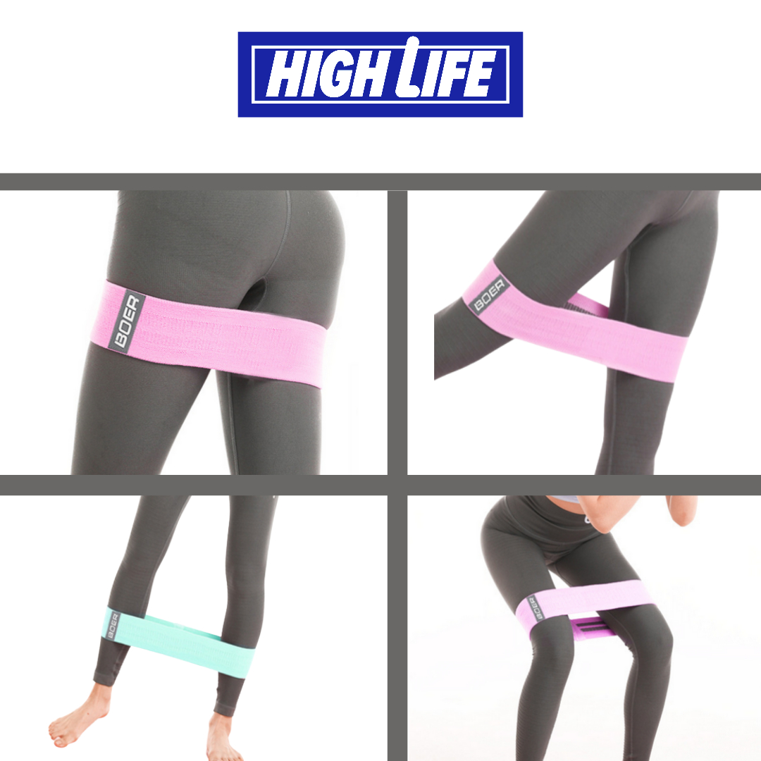 พร้อมส่ง High Life ยางยืดออกกำลังกาย แรงต้าน 3 ระดับ ปรับใช้งานง่าย ...