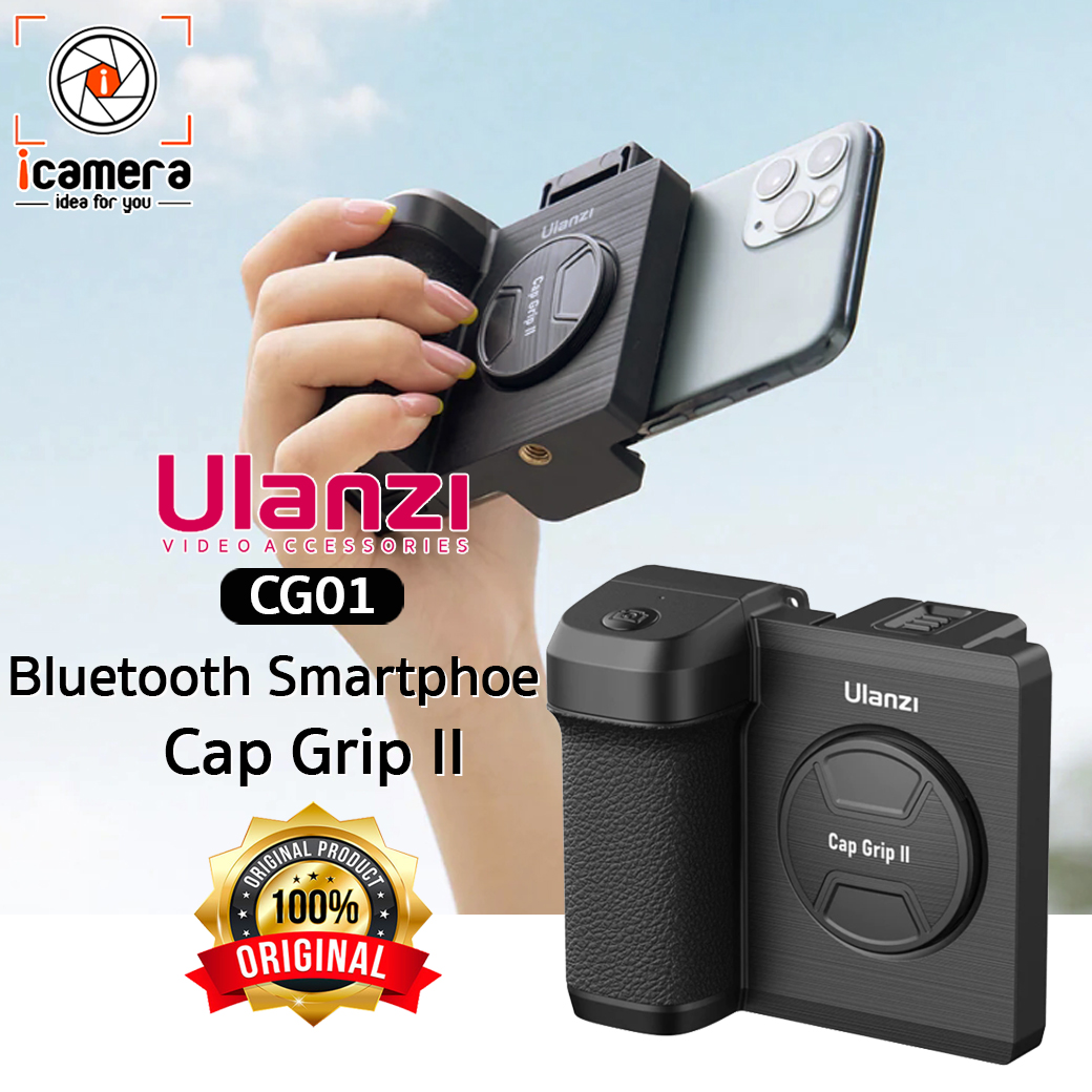 Ulanzi CG01 Bluetooth Smartphone Cap Grip II ที่จับโทรศัพท์ ที่จับมือถือ พร้อมรีโมท | Lazada.co.th