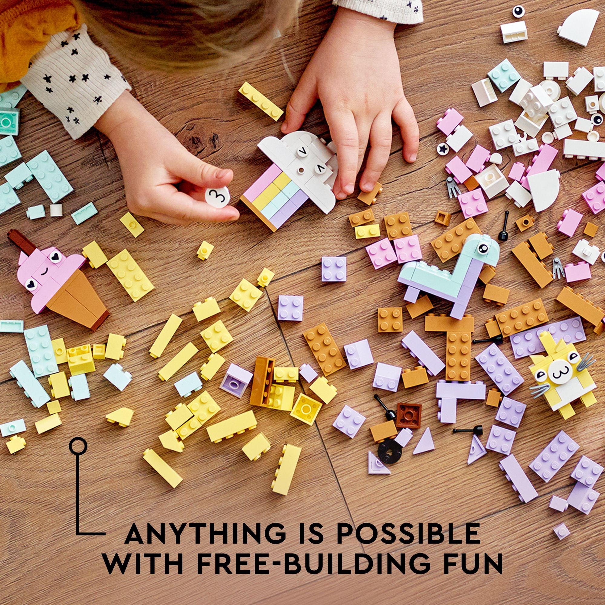 LEGO Classic 11028 Creative Pastel Fun Building Toy Set (333 Pieces ...