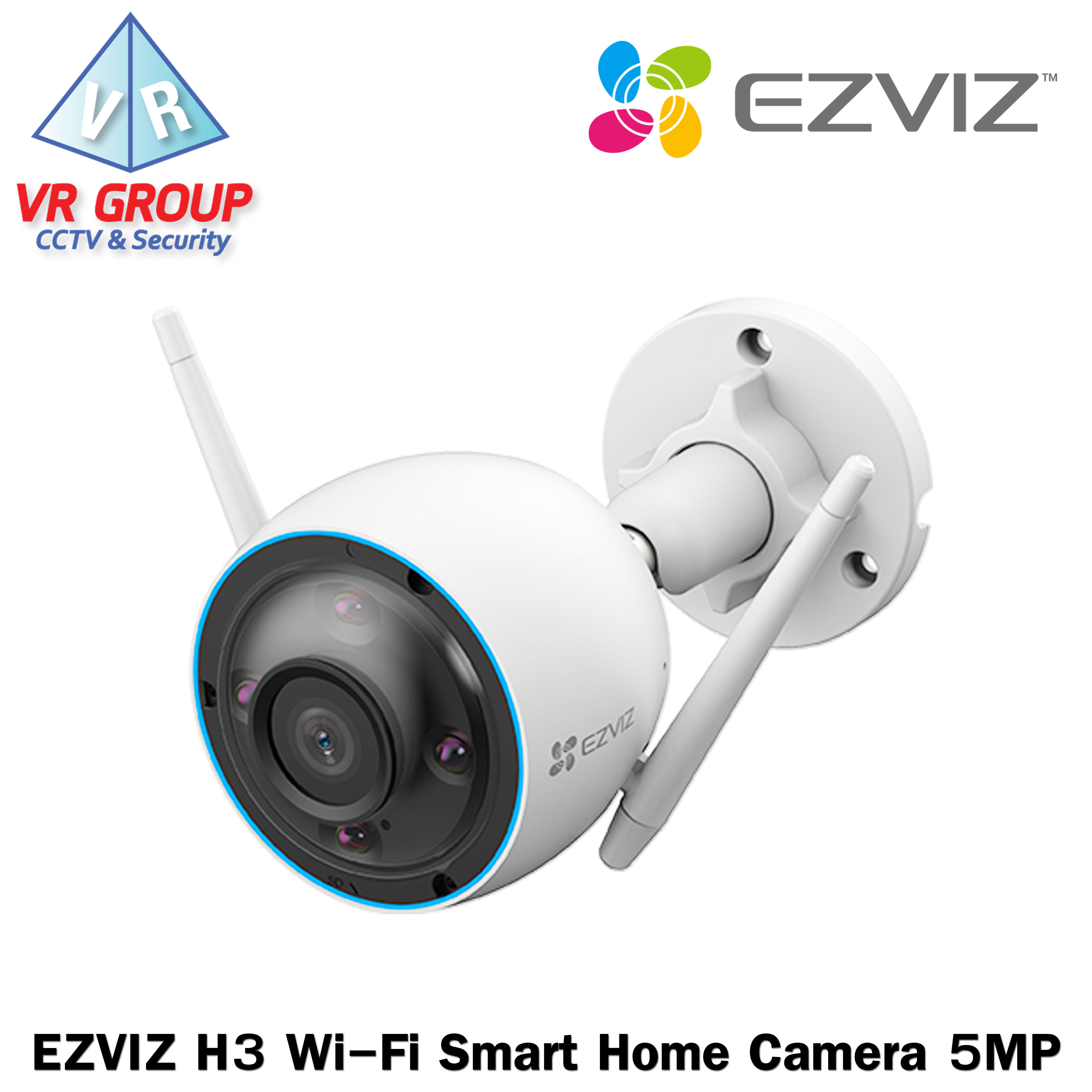 VRgroup EZVIZ H3 Wi-Fi Smart Home Camera 5MP - VR Group - ThaiPick