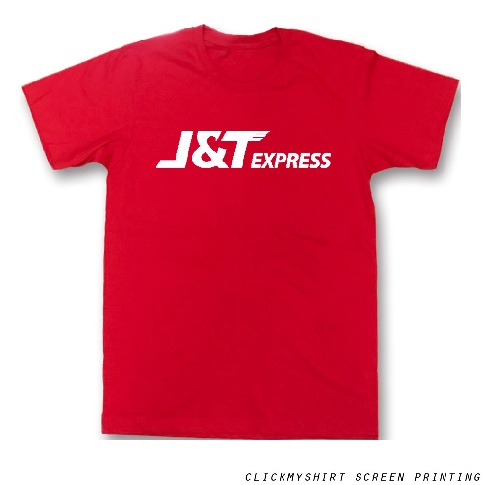 เสื้อยืด J&T Express คอกลม เนื้อผ้าคอตตอน | Lazada.co.th