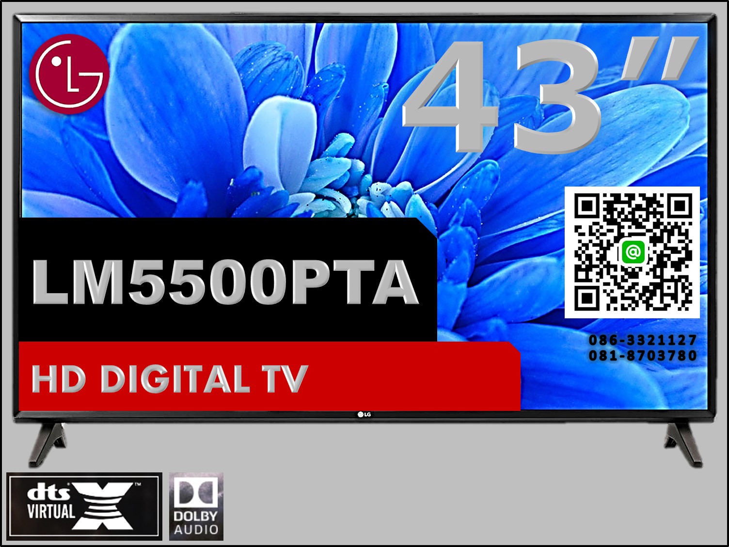 LG 43" LED TV รุ่น 43LM5500PTA Full HD TV Dolby Audio - BCCTV - ThaiPick