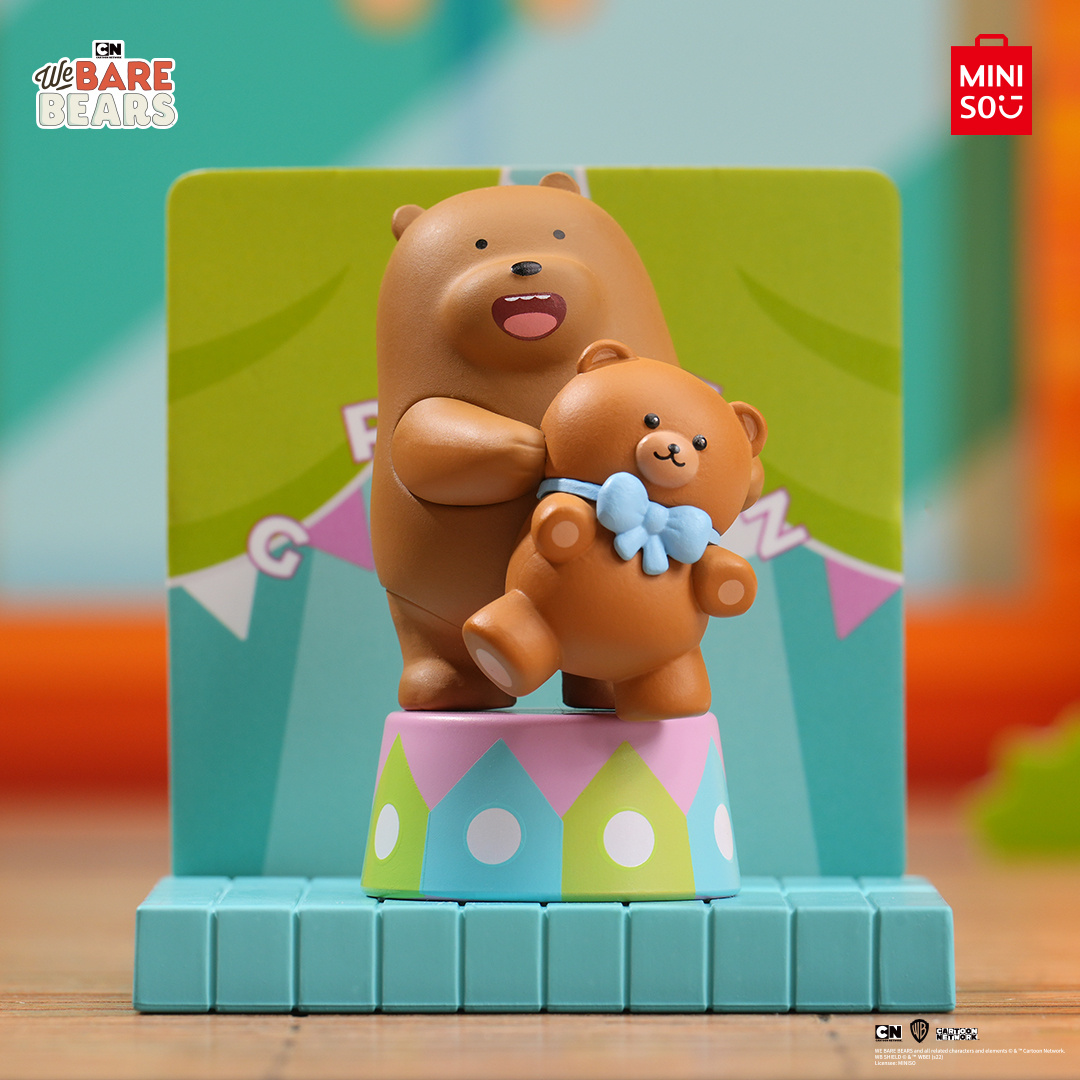 Miniso กล่องมหัศจรรย์ กล่องมหัศจรรย์โมเดล We Bare Bears Mini Fun ...