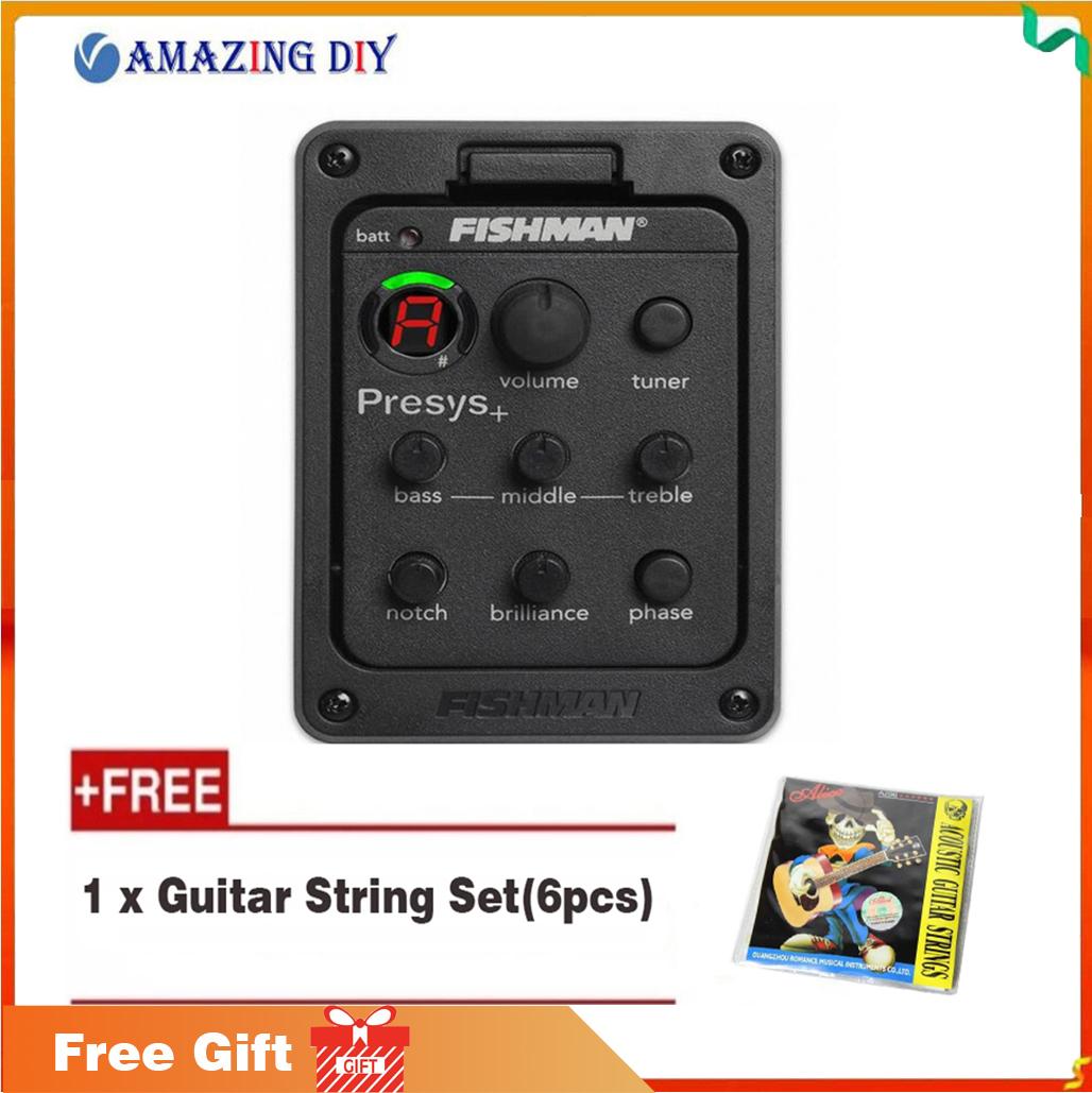 FISHMAN Presys 301 MIC Blend โมเดลคู่พรีแอมป์กีตาร์ EQ TUNER รถกระบะพี ...