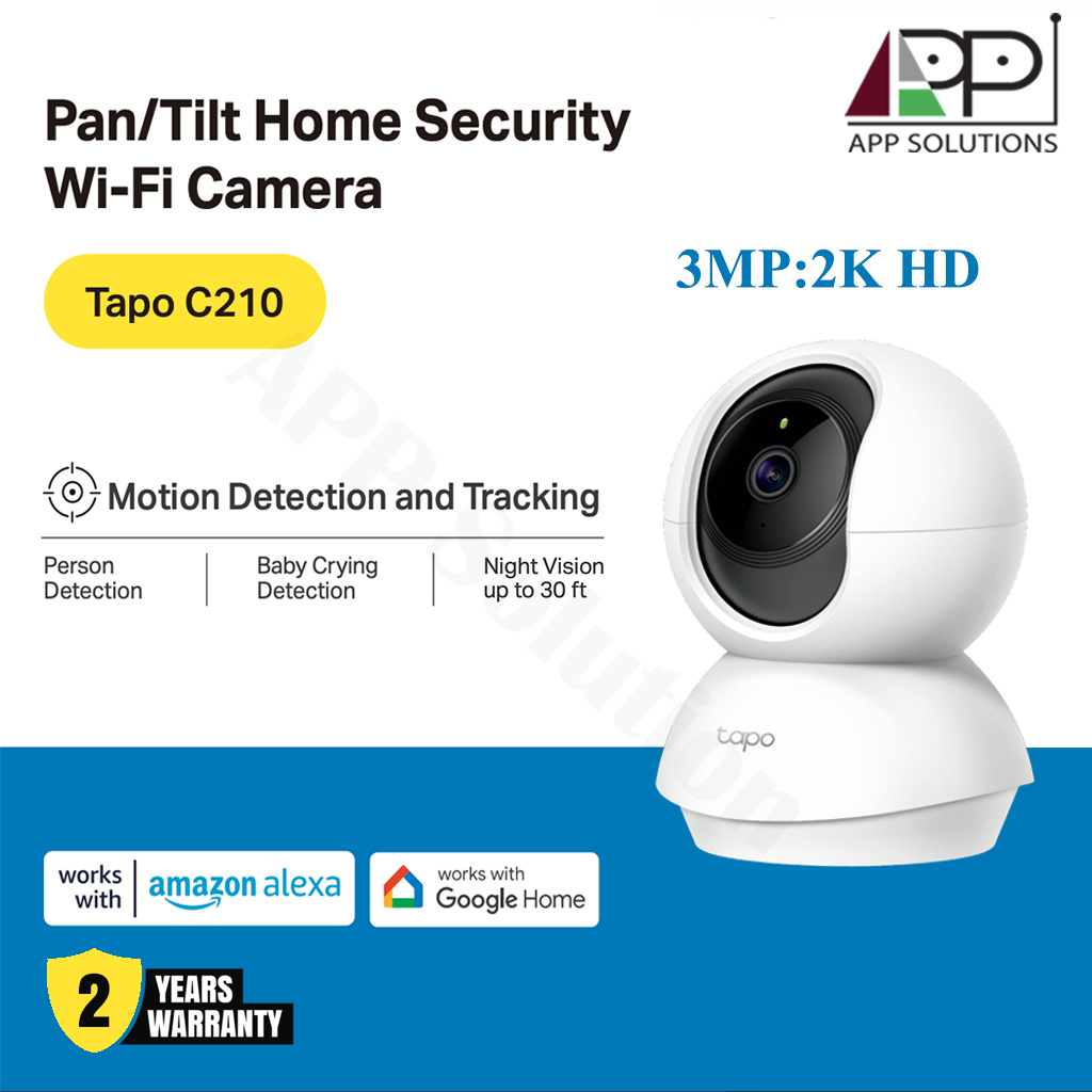 TP-LINK TAPO C100 C200 C210 C211 C220 WI-FI IP-CAMERA(ประกัน2ปี)-APP ...