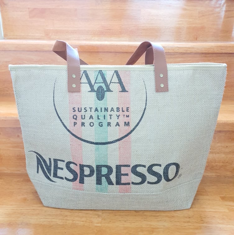 กระเป๋าผ้ากระสอบ Nespresso Jute Tote Bag ของแท้ Limited 2021 ของใหม่ ...