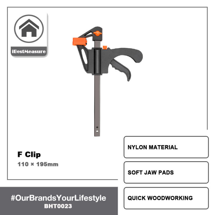 iBestMeasure High Strength F Fixed Clamp Woodworking Tool DIY Hand ...