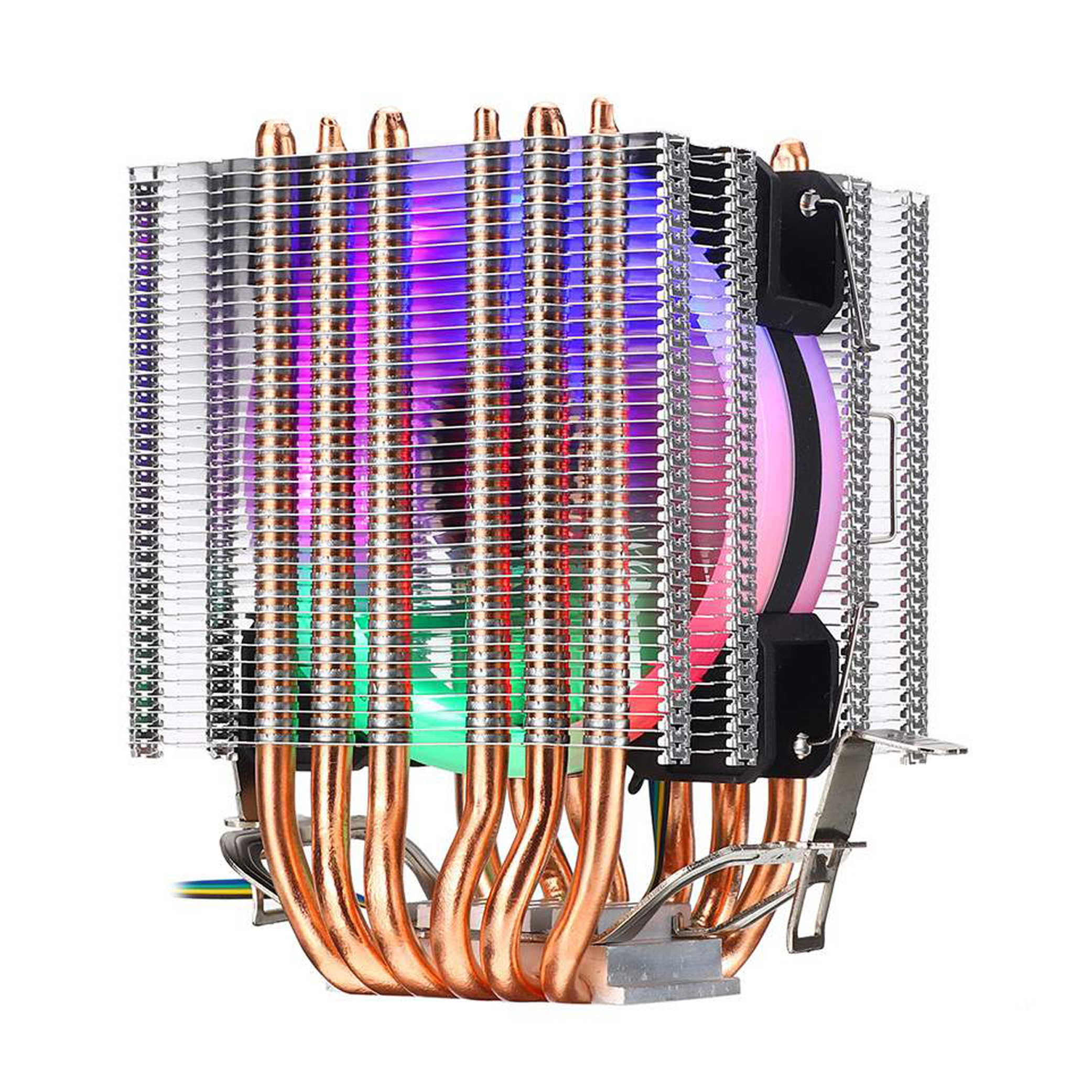 CPU Cooler 2011 6ท่อความร้อนโปรเซสเซอร์ Cooler X99สำหรับ In Lga1700 AMD ...