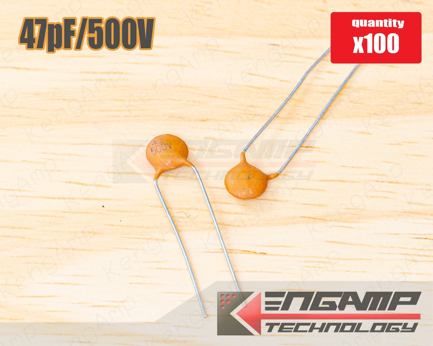 (100ตัว) [F-CAP] 47pF/500V Ceramic Capacitor | Lazada.co.th