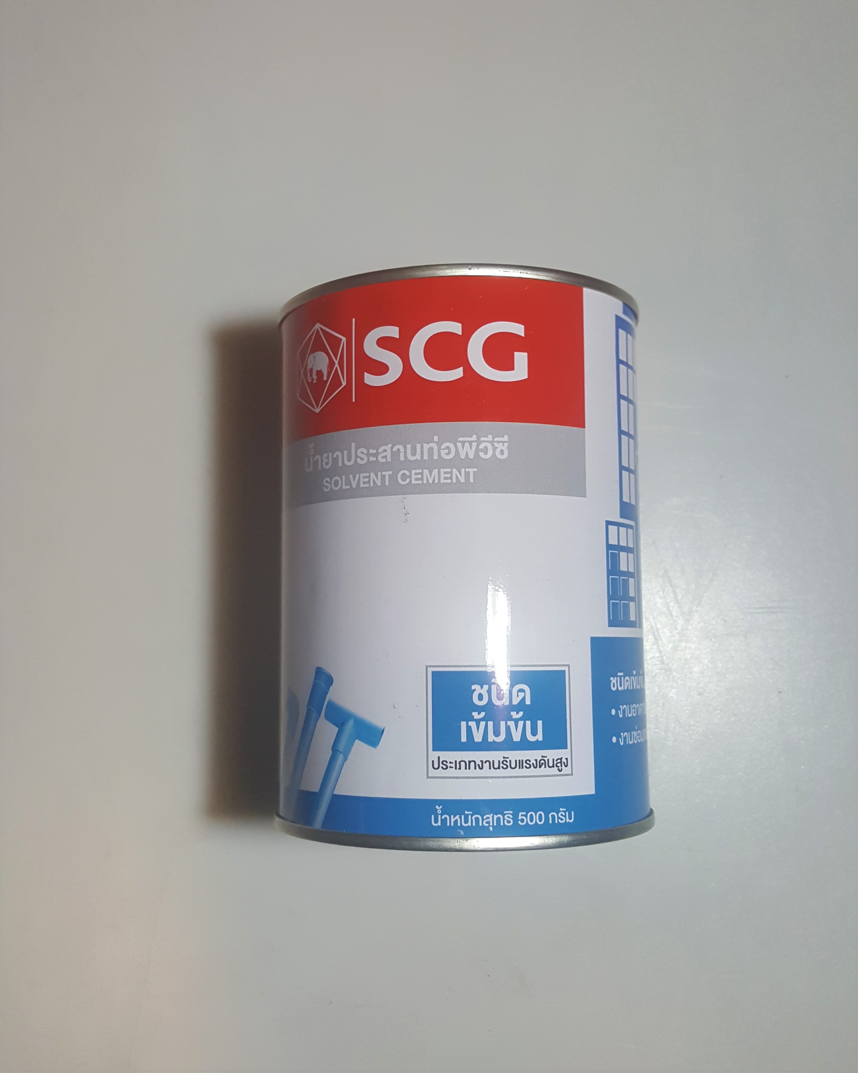 น้ำยาประสานท่อพีวีซี ตราช้าง SCG (ชนิดเข้มข้น) 500 กรัม PVC solvent ...