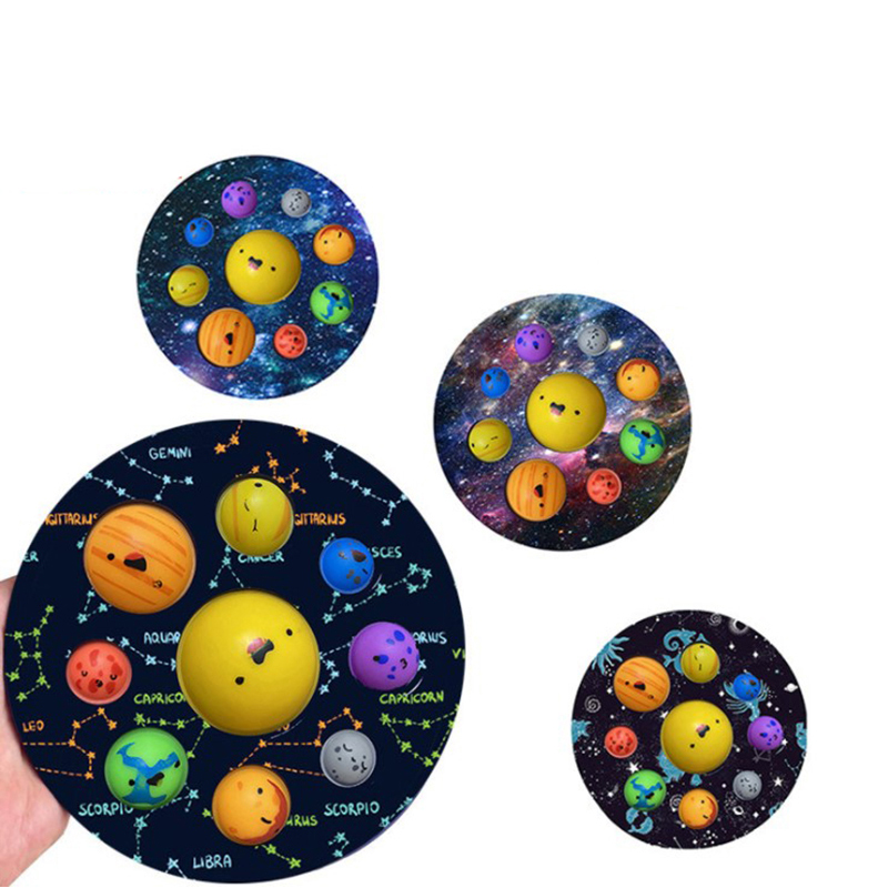 Finger Bubble Eight Planets Solar System Simple Dimple Fidget Sensory ...