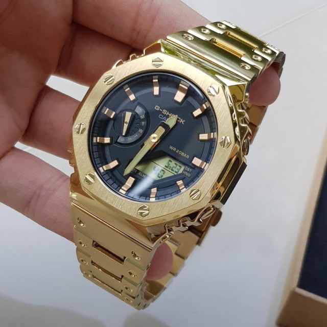 นาฬิกา Casio G-SHOCK - GA2100 AP - 4A นาฬิกาผู้ชาย นาฬิกาทางการ สาย ...