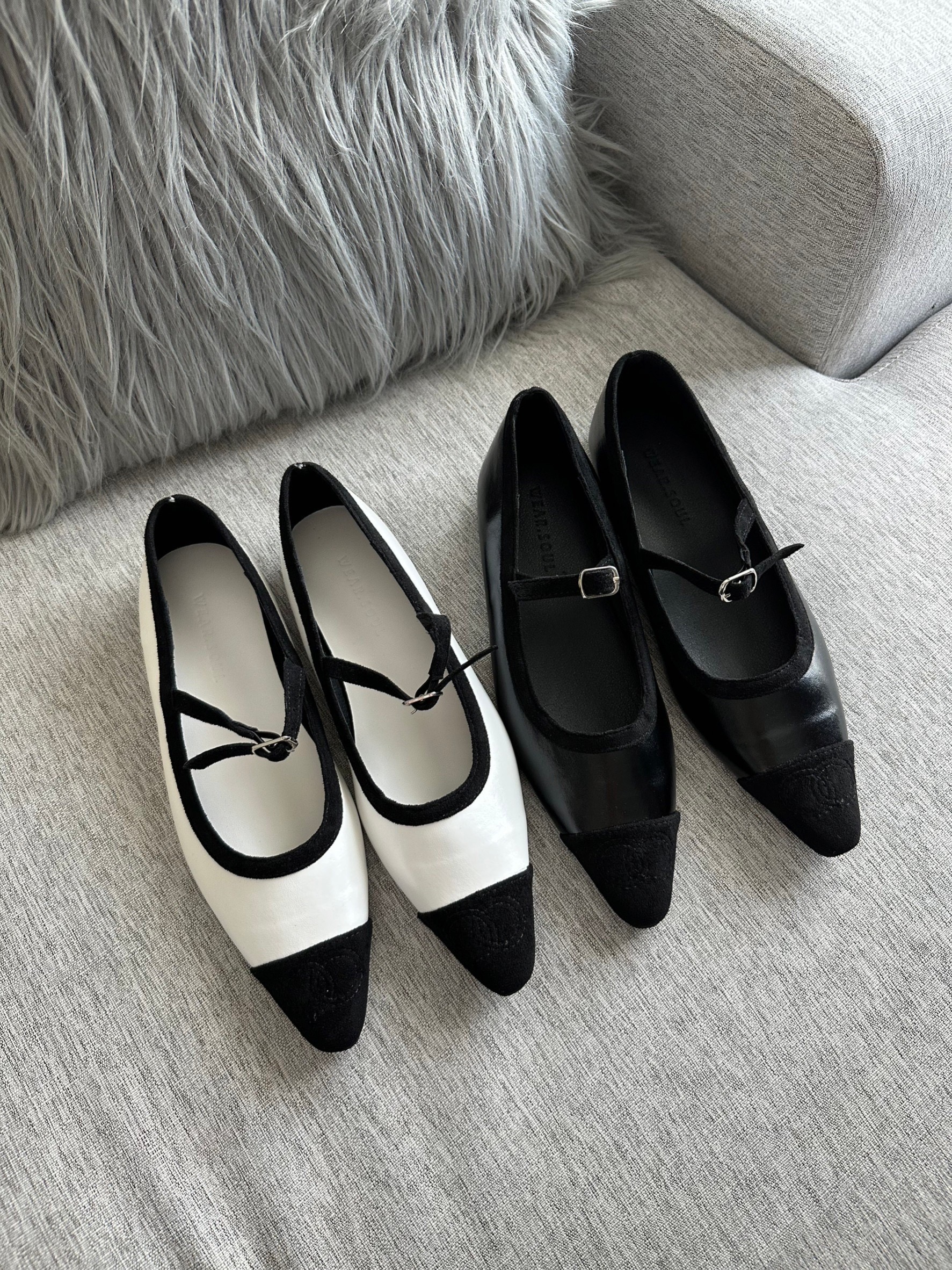 WEAR.SOUL S534 Pointed Toe Mary Jane Flats - WEAR.SOUL - ThaiPick