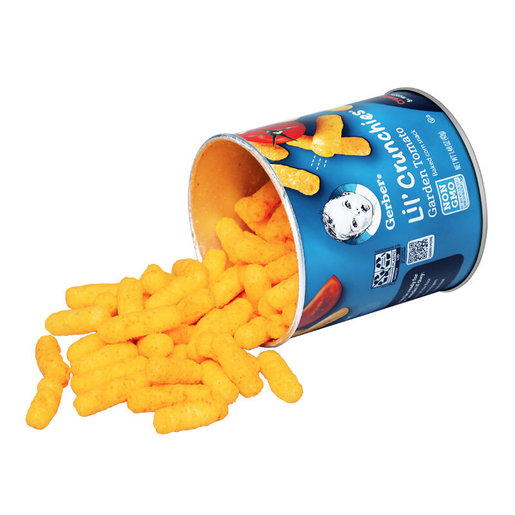 Gerber Snack 7 รสชาติ tomato Lil Crunchies BANANA CREAM Apple Sweet ...