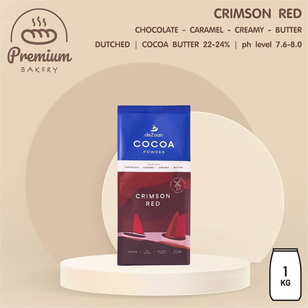 deZaan | Cocoa Powder Crimson Rad (22-24 % Fat) | Lazada.co.th