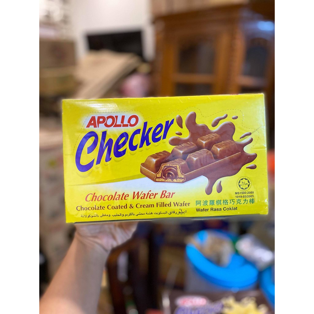 !!สุดปัง!! [ช็อคโกเล็ต] Apollo checker แครกเกอร์อพอลโล เคลือบช็อคโกเล็ต ...