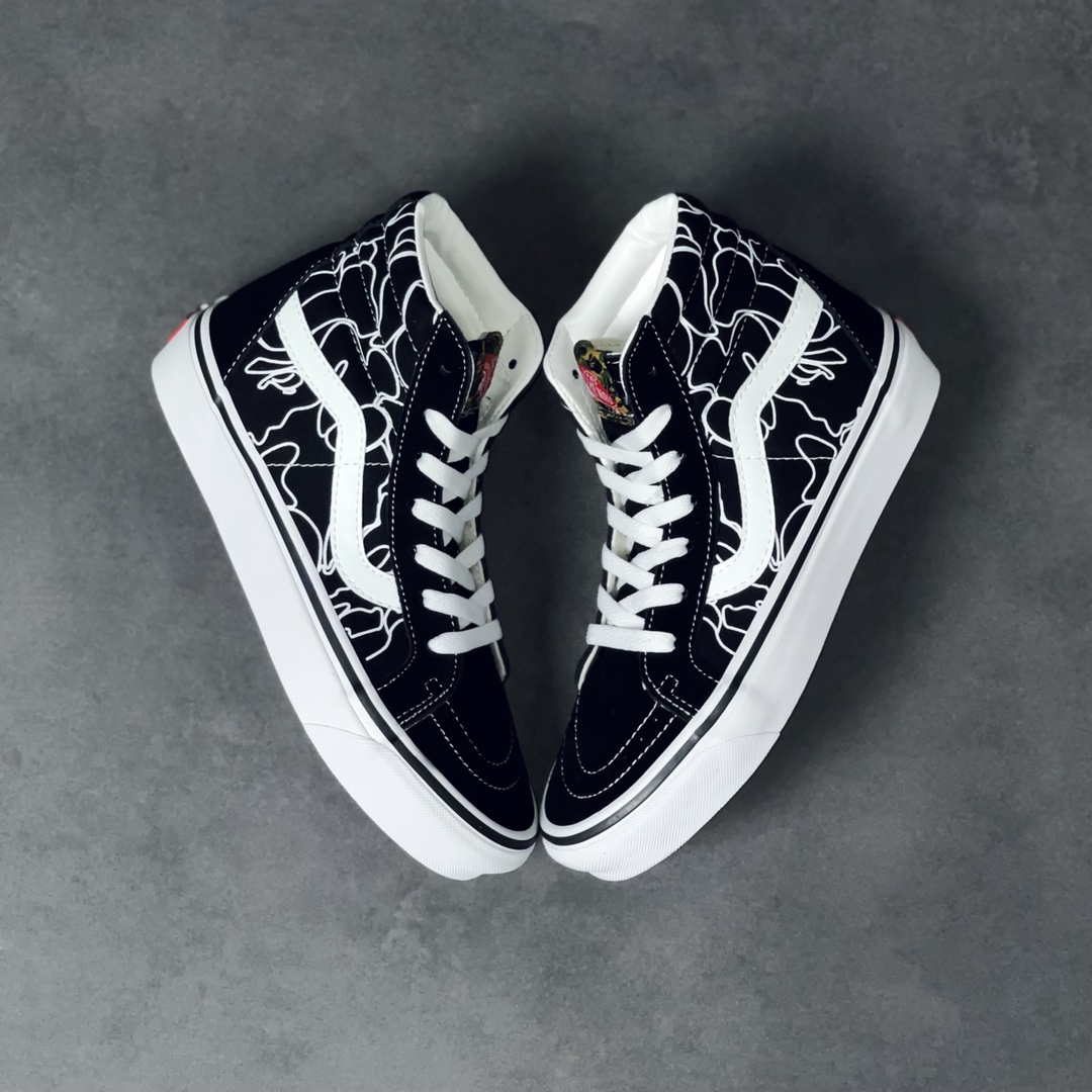 COUNTER SAME STYLE VANS SK8 HI 38 DX A BATHING APE SPORTS SNEAKERS ...