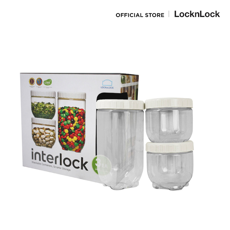 LocknLock - เซตกล่องถนอมอาหาร Interlock รุ่น INL301S1 - LocknLock ...