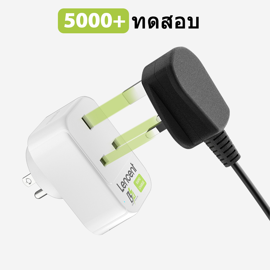 UK to US Plug Adapter with 3 USB Ports LENCENT Grounded UK to Thailand ...