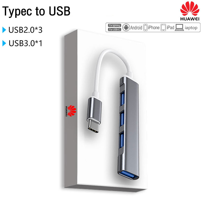 4 port USB HUB 3.0 to Type-c USB 3.0 Hub 4 Port Ultra Slim Data 5Gbps ...