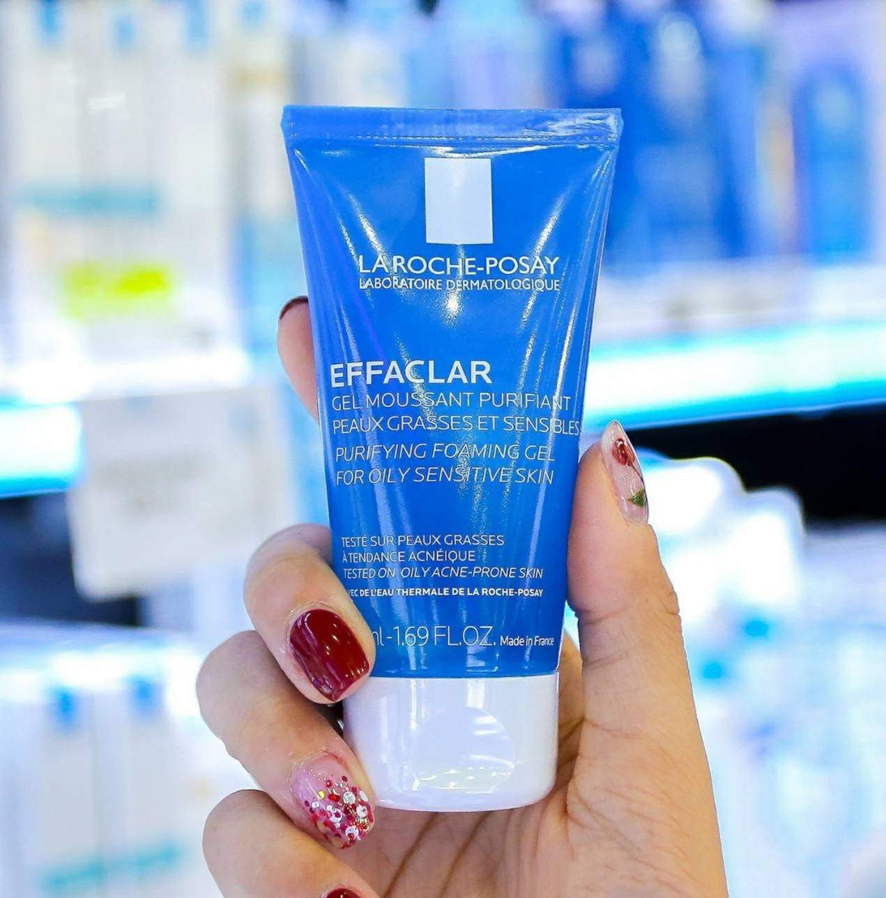 LA ROCHE-POSAY EFFACLAR PURIFYING FOAMING GEL 50 ml. - เจลล้างหน้า สูตร ...