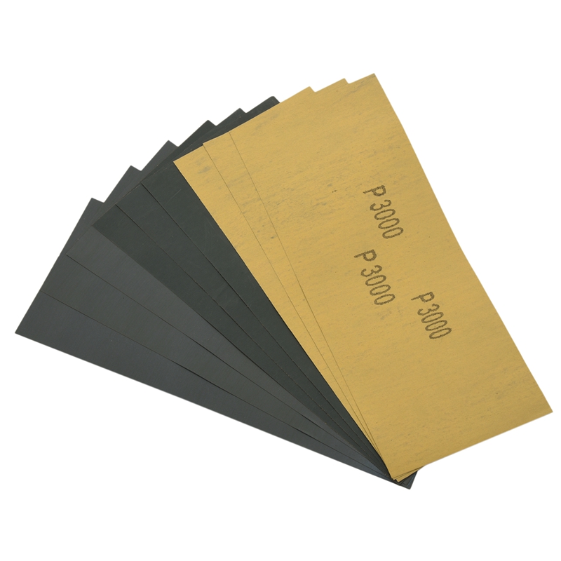 9 Pcs 3000 5000 7000 High Grit Wet And Dry Sandpaper Assortment Drywall ...