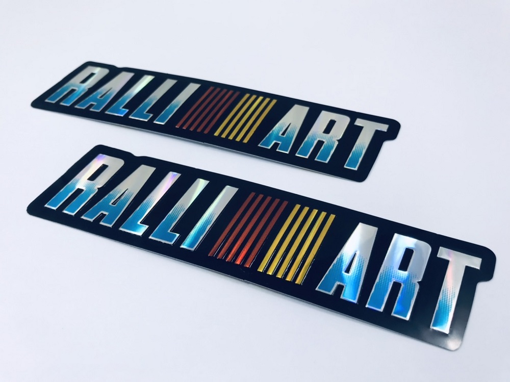 Ralliart สติ๊กเกอร์ Mitsubishi สติกเกอร์ Car Sticker 2ชิ้น แต่งรถ ...