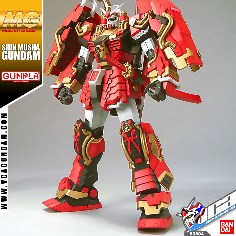 BANDAI GUNPLA MASTER GRADE MG 1/100 SHIN MUSHA GUNDAM โมเดล กันดั้ม กัน ...