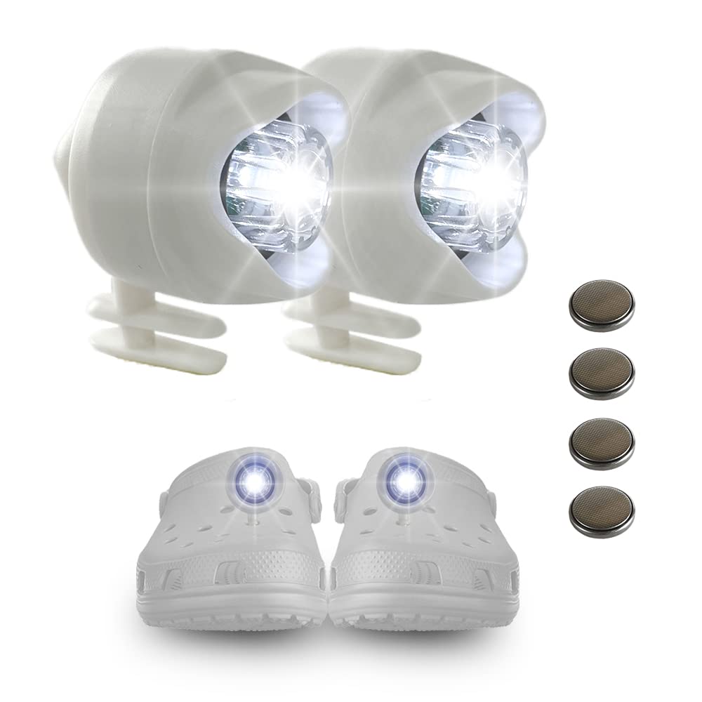 ไฟติดรองเท้า LED Crocs Jibbitz สําหรับติดด้านหน้ารองเท้า DIY ตกแต่ง ...