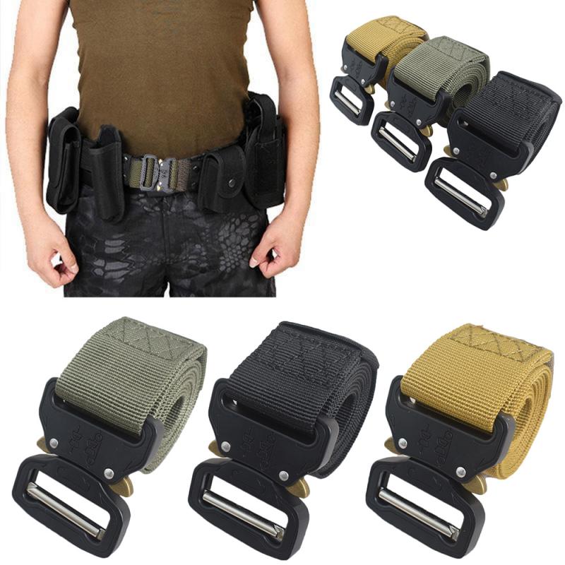 Men's Belt 3.8cm Multifunctional Outdoor Military Training Nylon Belt ...