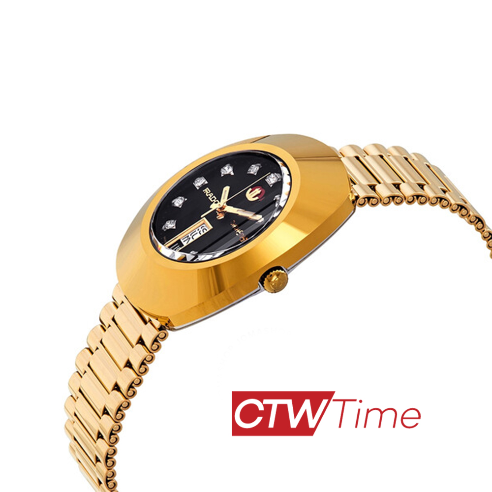ส่งฟรี !! Rado Diastar Automatic นาฬิกาข้อมือสุภาพบุรุษ 11 พลอย สายทอง ...