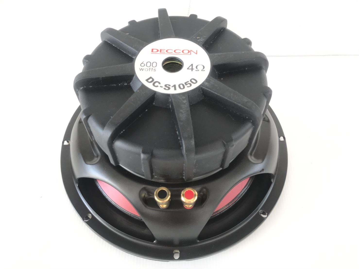 ดอกลำโพงซับรถยนต์ 10 นิ้ว 4 OHMS 600 วัตต์ SUB WOOFFER รุ่น DECCON DC ...