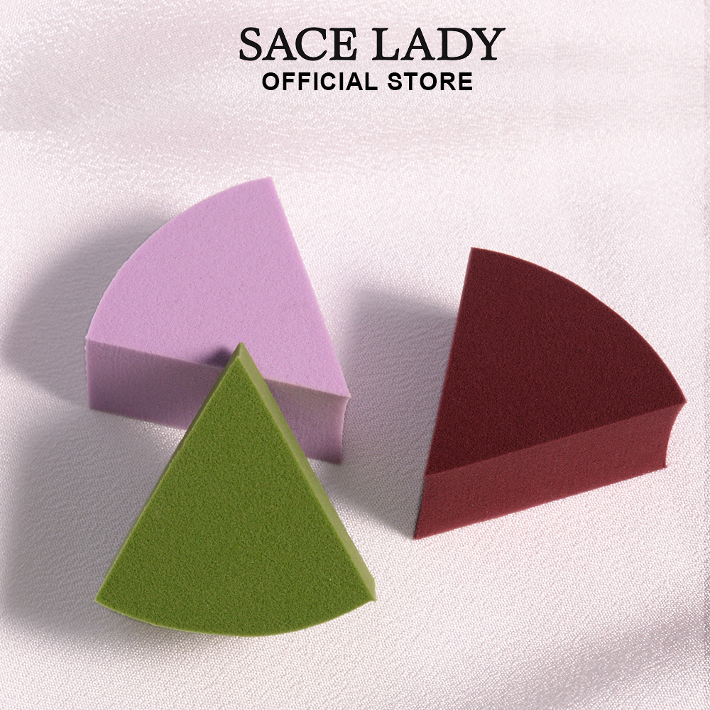 SACE LADY ฟองน้ํารองพื้น เครื่องมือแต่งหน้า บีบีครีมพัฟ - SACE LADY ...