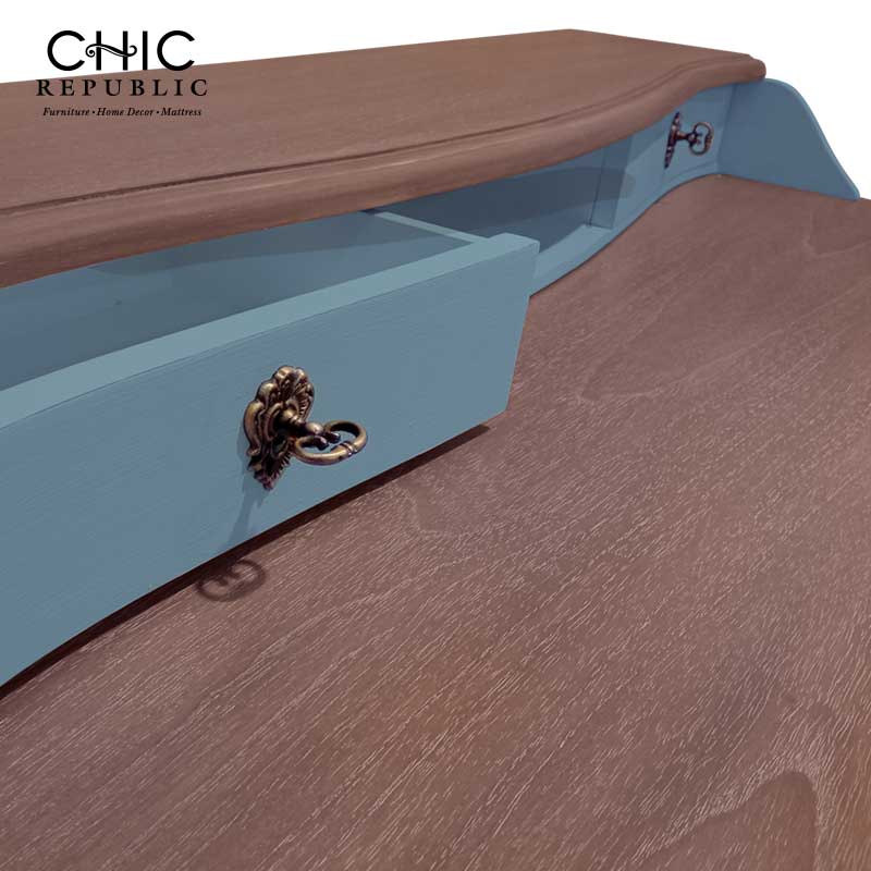 CHIC REPUBLIC ISABEL/110,โต๊ะทำงาน - สี น้ำเงิน , เทา , ขาว - Rina Hey by Chic Republic - ThaiPick