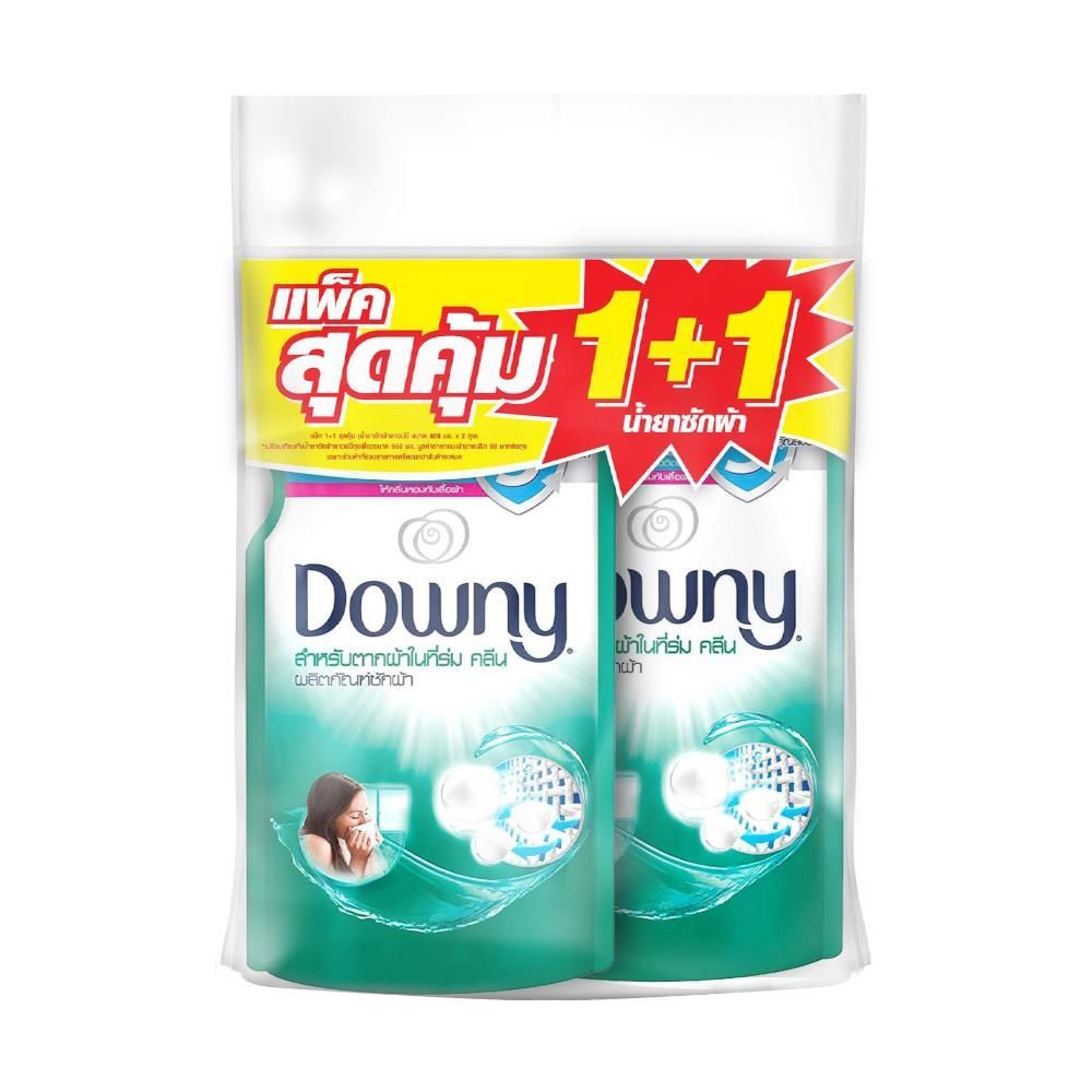 Downy Liquid Concentrate Detergent Indoor Dry Green 35 ml x 12 ดาวน์นี่ ...
