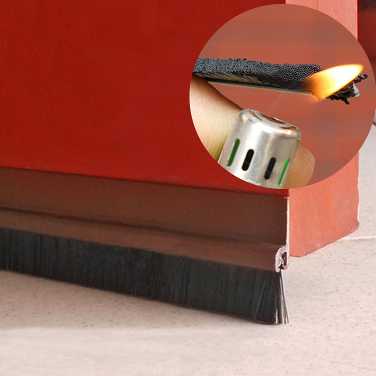 Door and window door stop strip brush strip windproof and dustproof ...