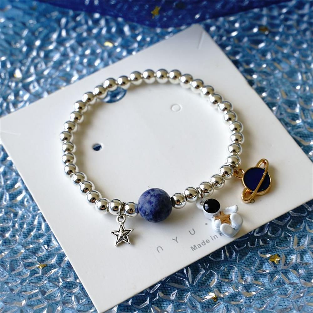 CUTE-FA ใหม่อินเทรนด์ยืดหยุ่นของขวัญเครื่องประดับกำไลข้อมือนักบินอวกาศ ...