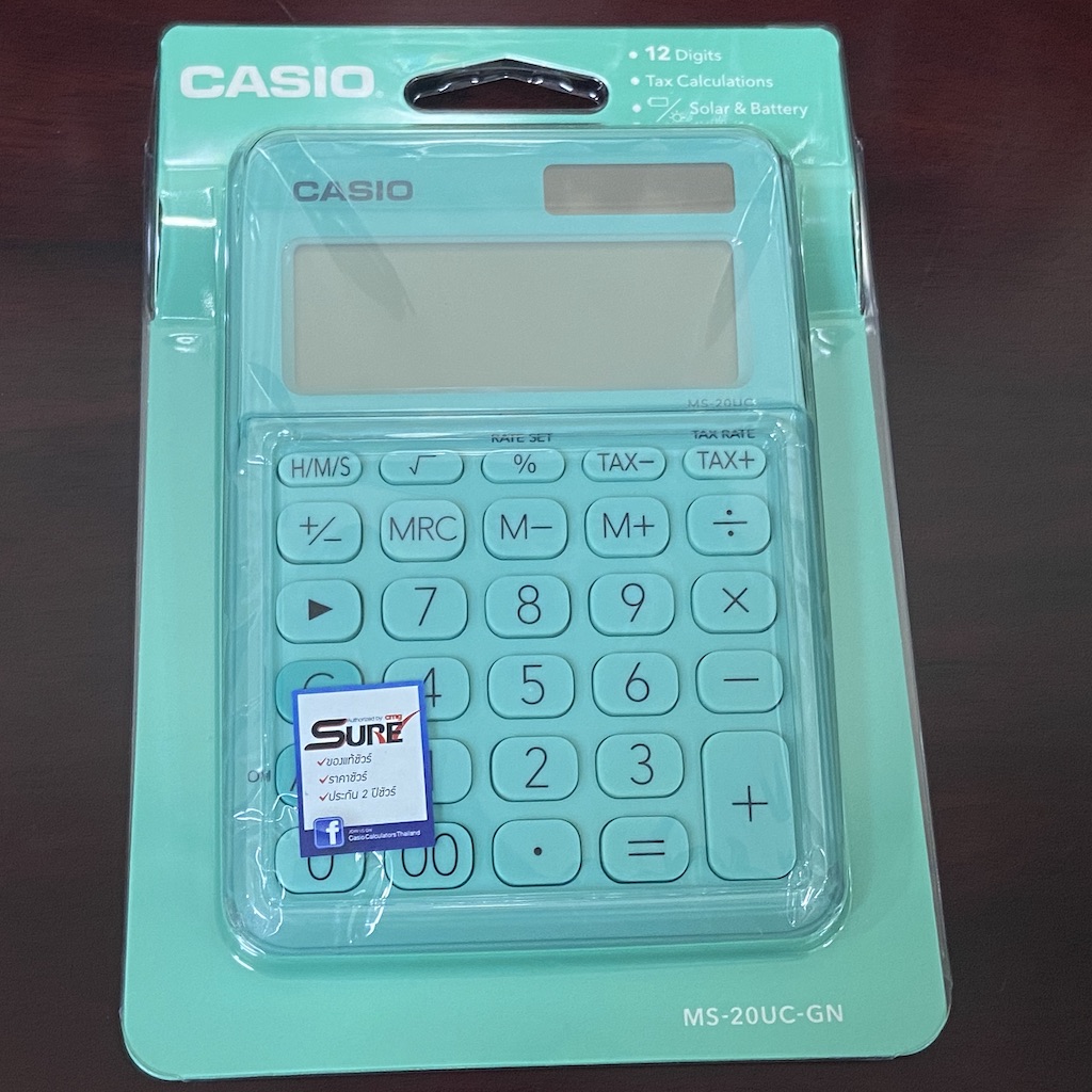 CASIO เครื่องคิดเลขคำนวณ 12 หลัก รุ่น AX12B - Home Outlet - ThaiPick
