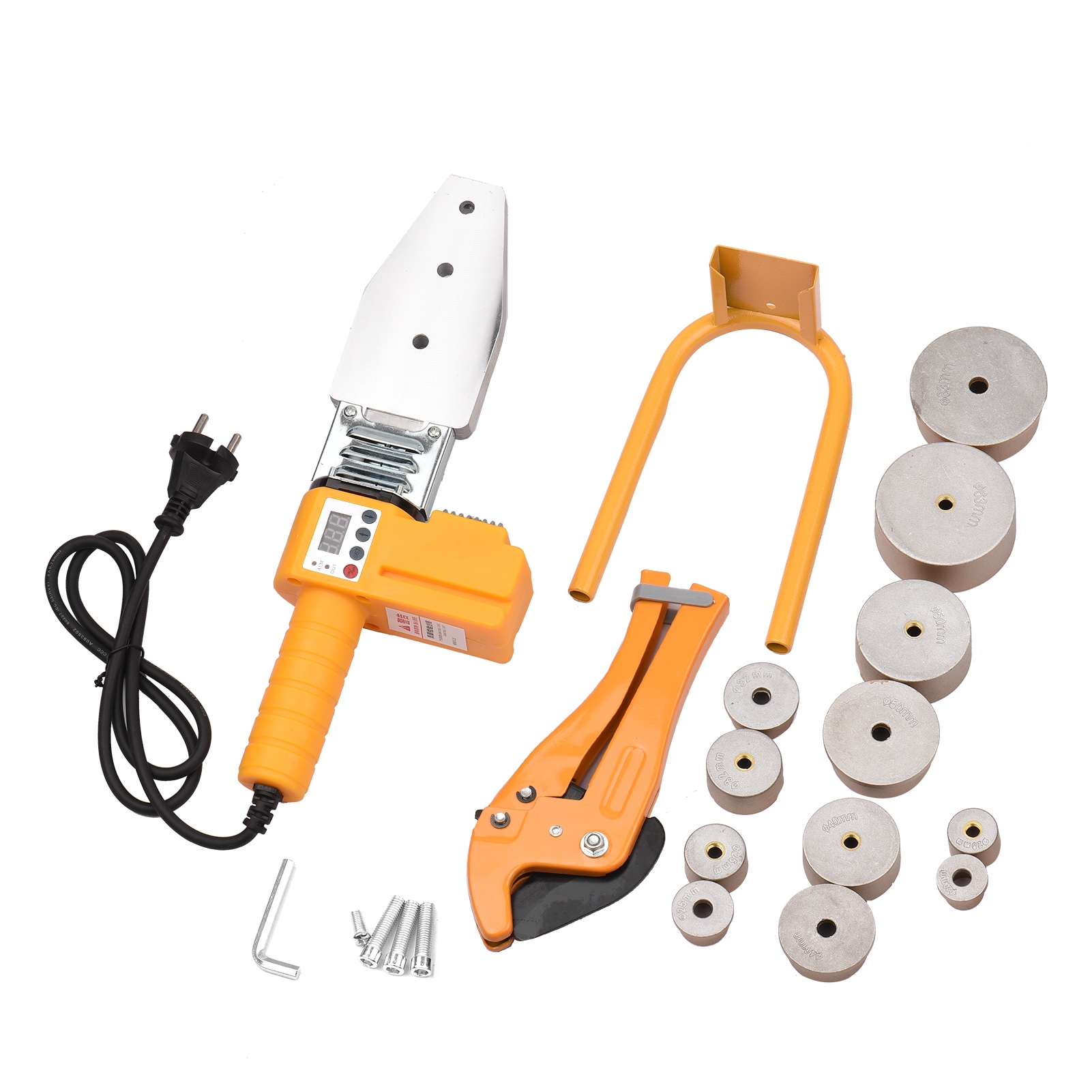 Electric Pipe Welding Machine Heating Tool Heads Set For PPR PB PE ...