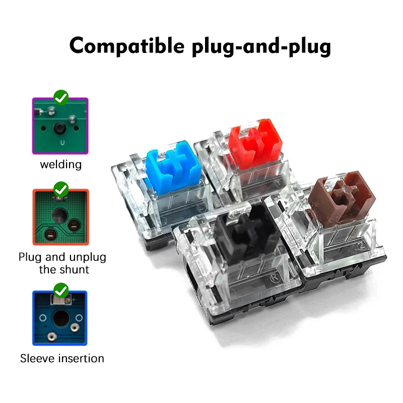 สวิตช์ คีย์บอร์ด mechanical keyboard replacement shaft bodyสวิตช์สำหรับ ...