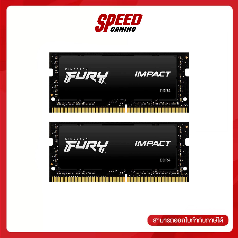 KINGSTON-KF432S20IBK2/16 RAM NOTEBOOK KINGSTON FURY IMPACT 16GB (8GBx2) 3200 MHz By Speed Gaming ...