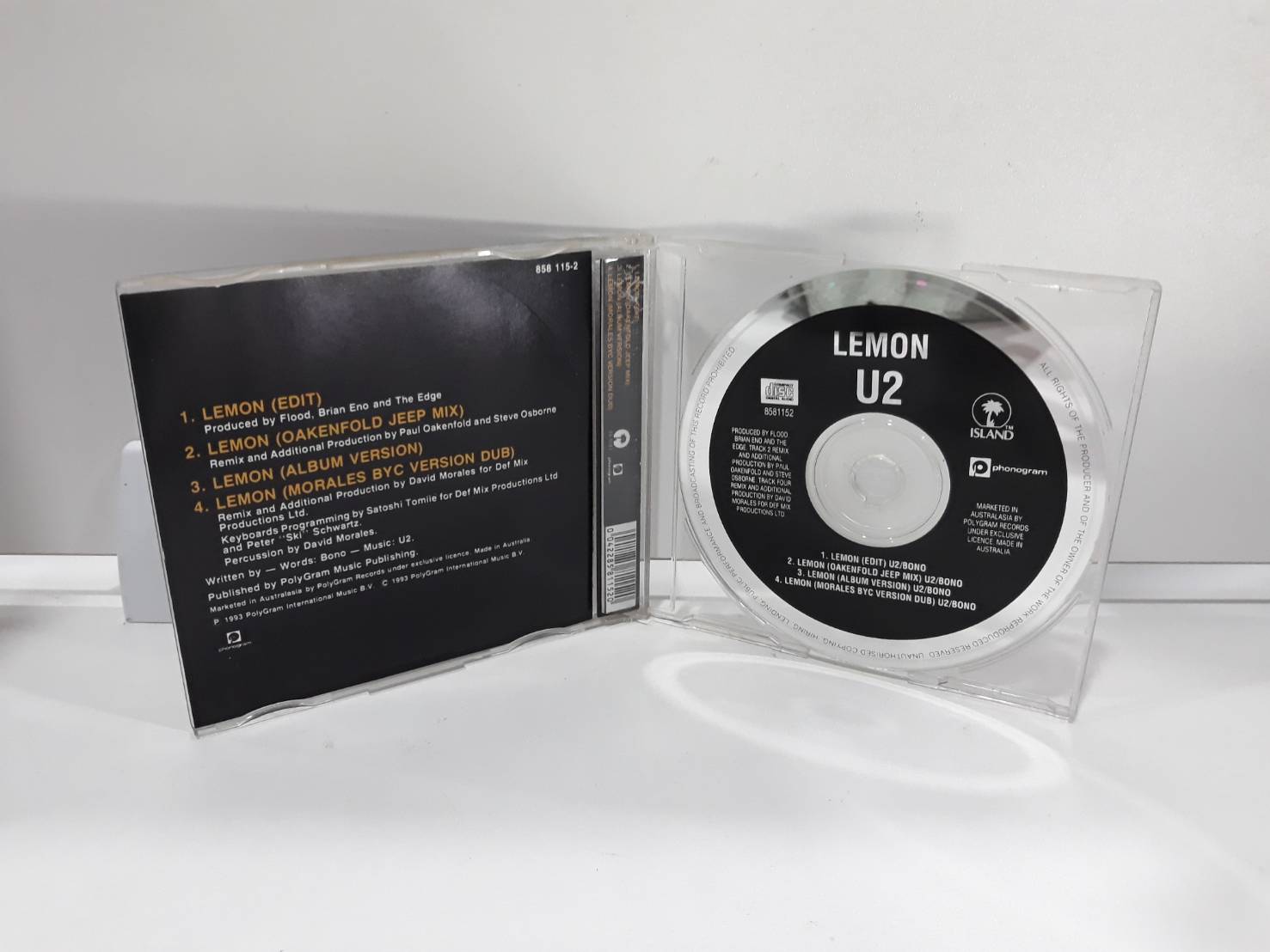 1CD Music ซีดีเพลง U2 LEMON (C5J121) - musicD - ThaiPick