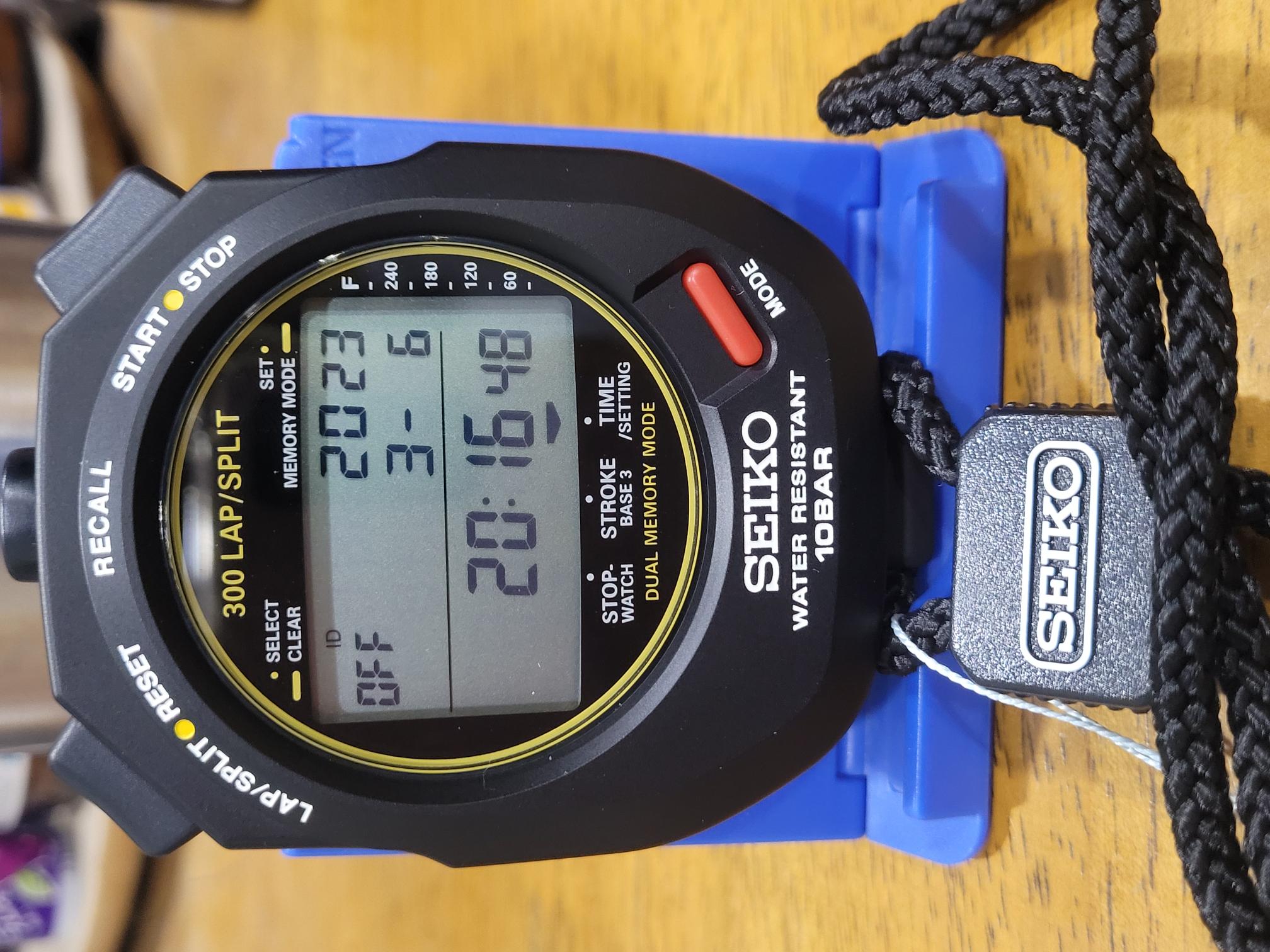 นาฬิกาจับเวลา Seiko รุ่น S141 300 lap memory ผลิตภัณฑ์จากประเทศญี่ปุ่น ...