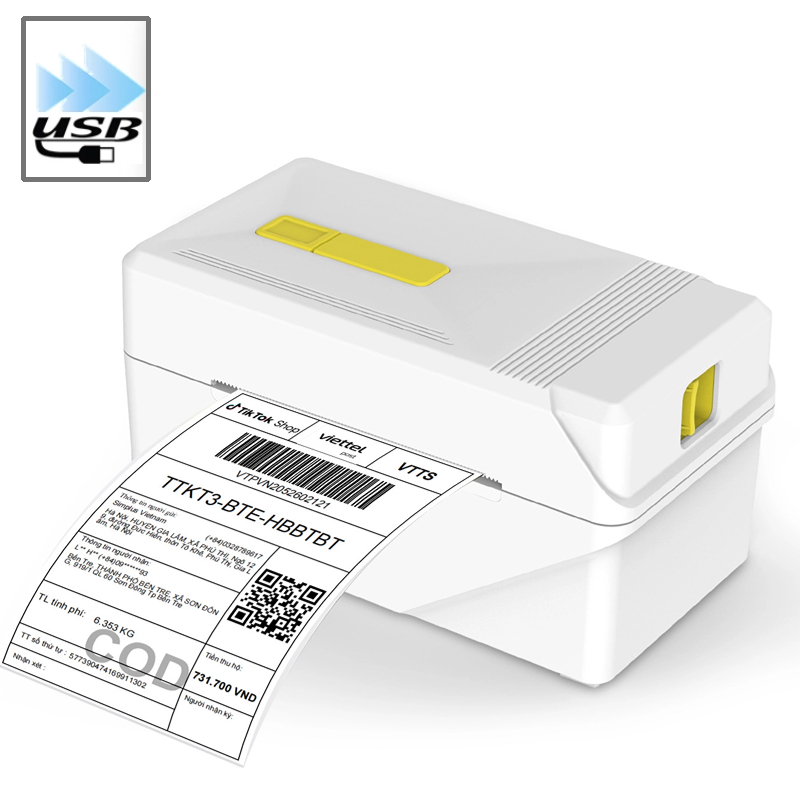 MICOO 80mm เครื่องปริ้นสติกเกอร์ BT Waybill Printer เครื่องพิมพ์ใบปะหน้า เครื่องพิมพ์ความร้อน ...